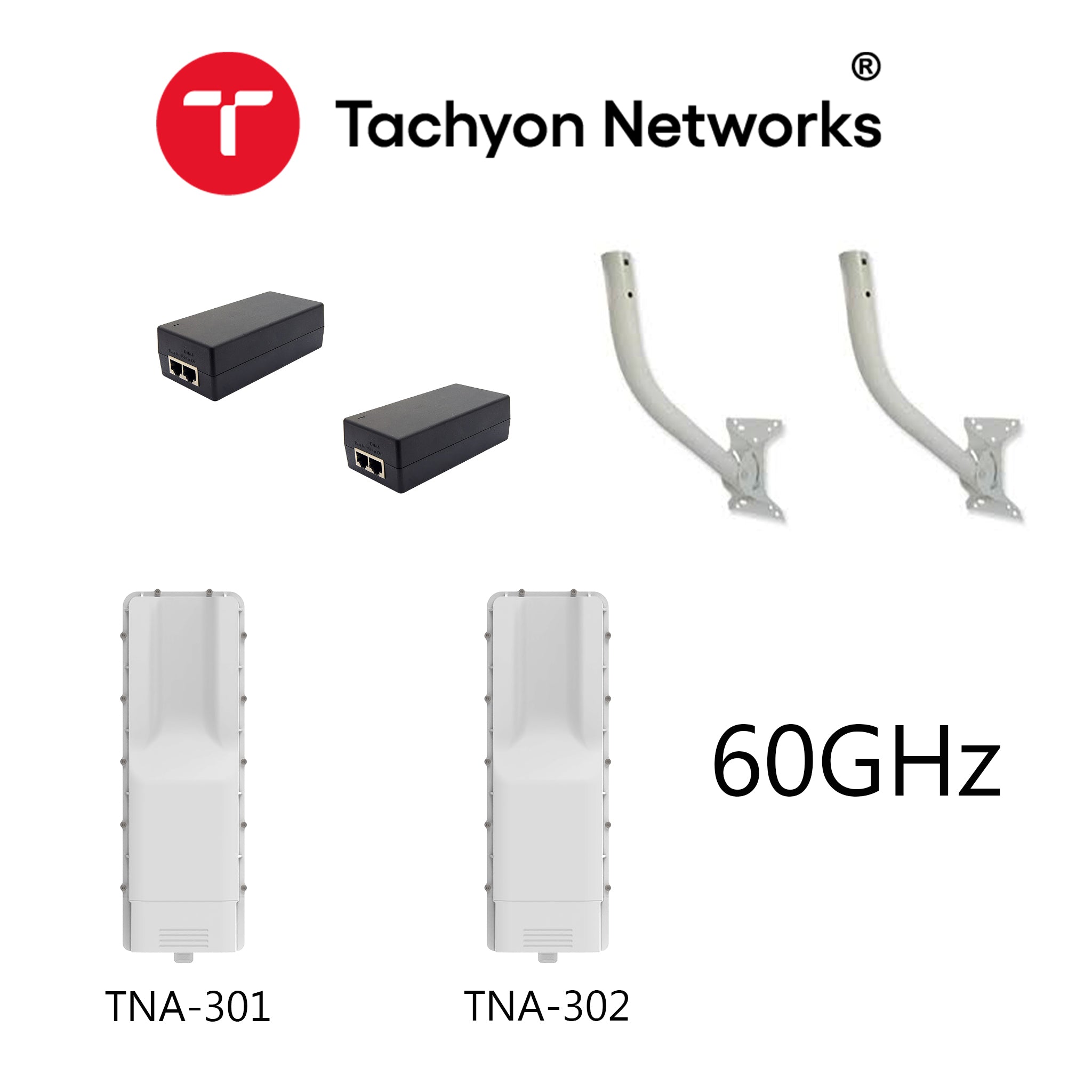 Tachyon Networks TNA-301 TNA-302 60ghz PTP Kit