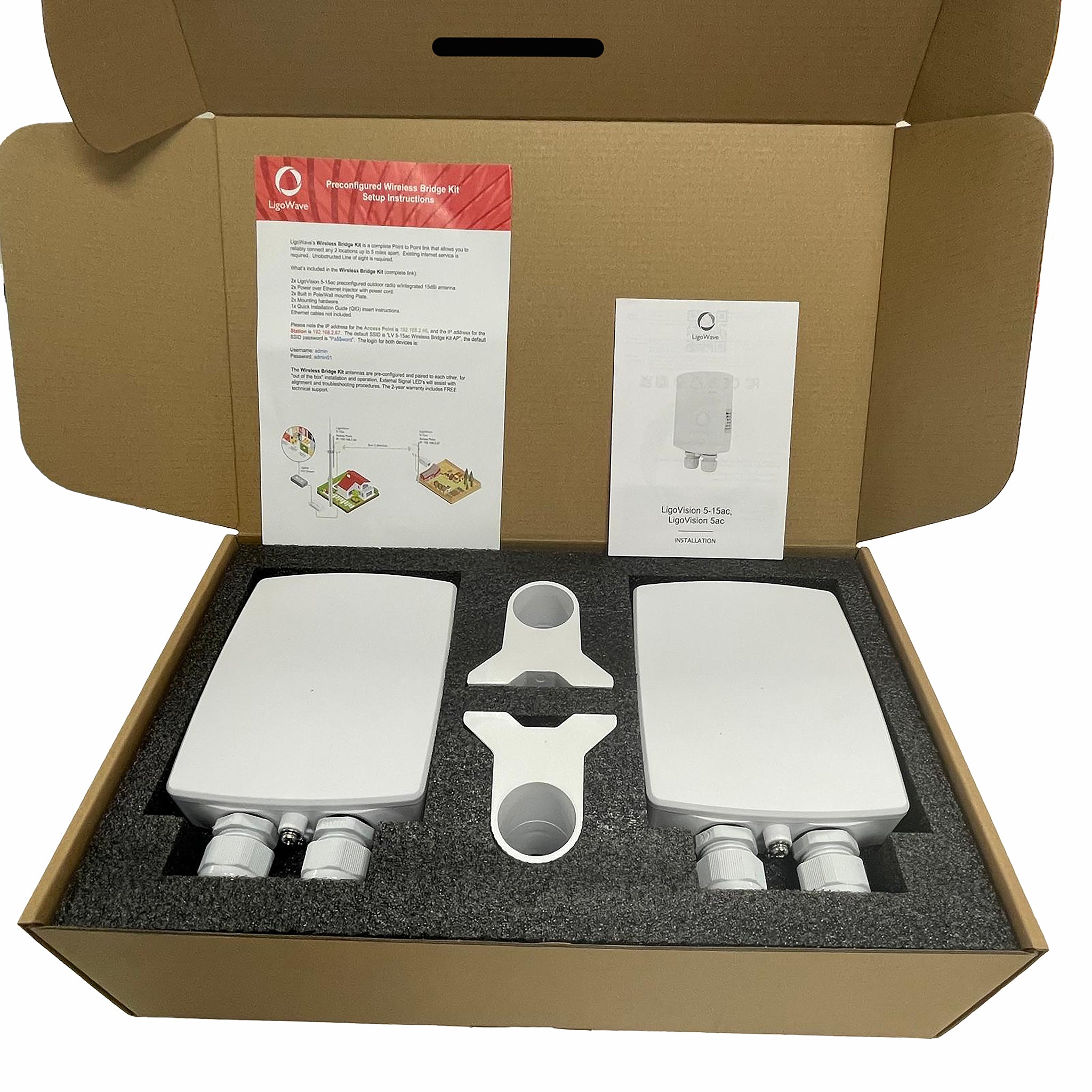 LigoWave Pre Paired PRO Plug and Play Solution